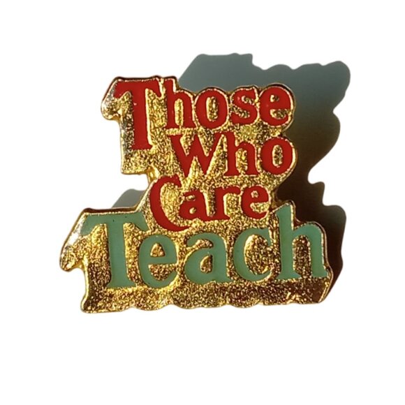 Fundwares | Jewelry | Vintage Teachers Pin 989 School Teacher Lapel Pin ...